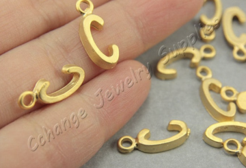Gold Plated Letter Pendants | Cchange
