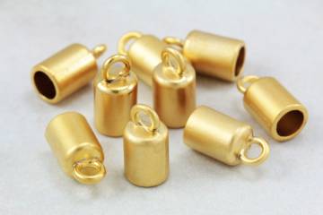 Gold Plated Bead End Caps | Cchange