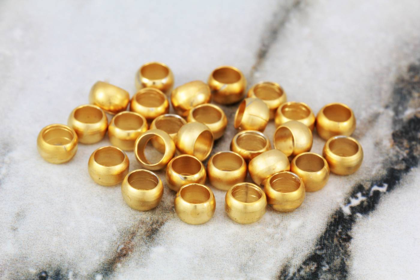 5mm Gold Rondelle Beads / GPY-405 | Spacers